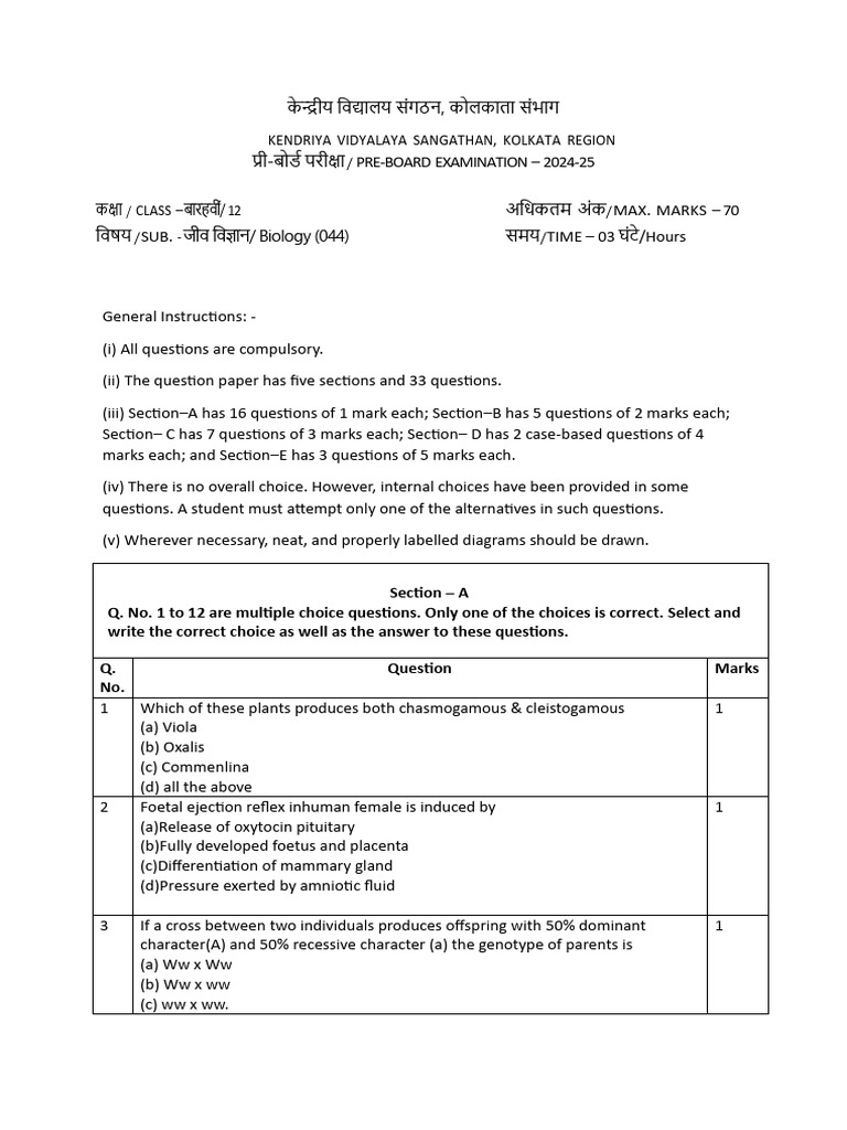 Bio-QP-2 (1) | PDF | Operon | Translation (Biology)