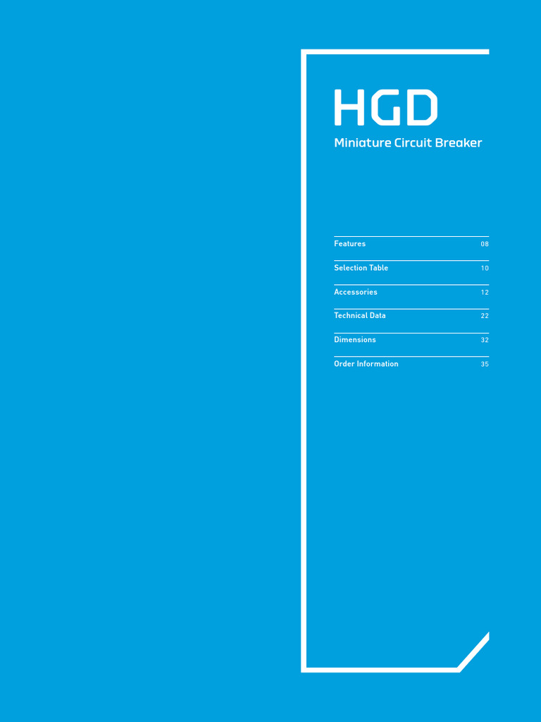 HGD RIEL DIN | PDF | Alternating Current | Electrical Equipment