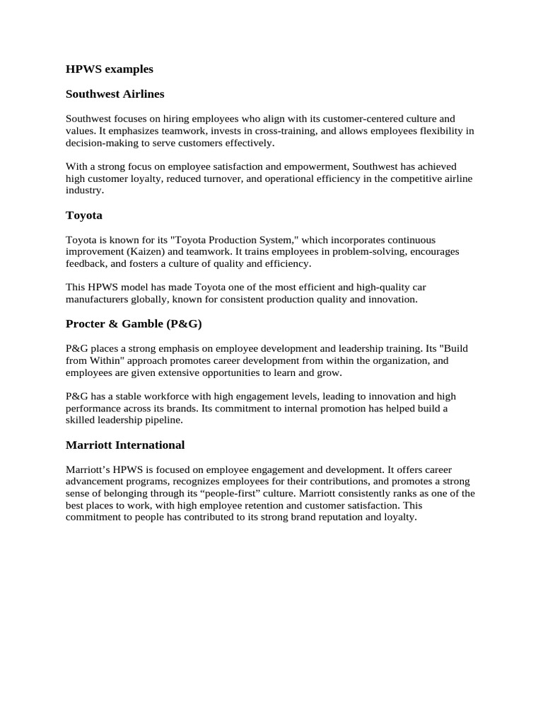 HPWS Examples | PDF
