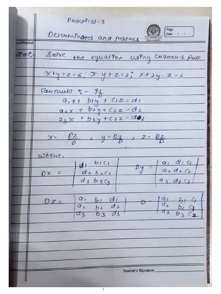 Mathematics Practical 3 | PDF