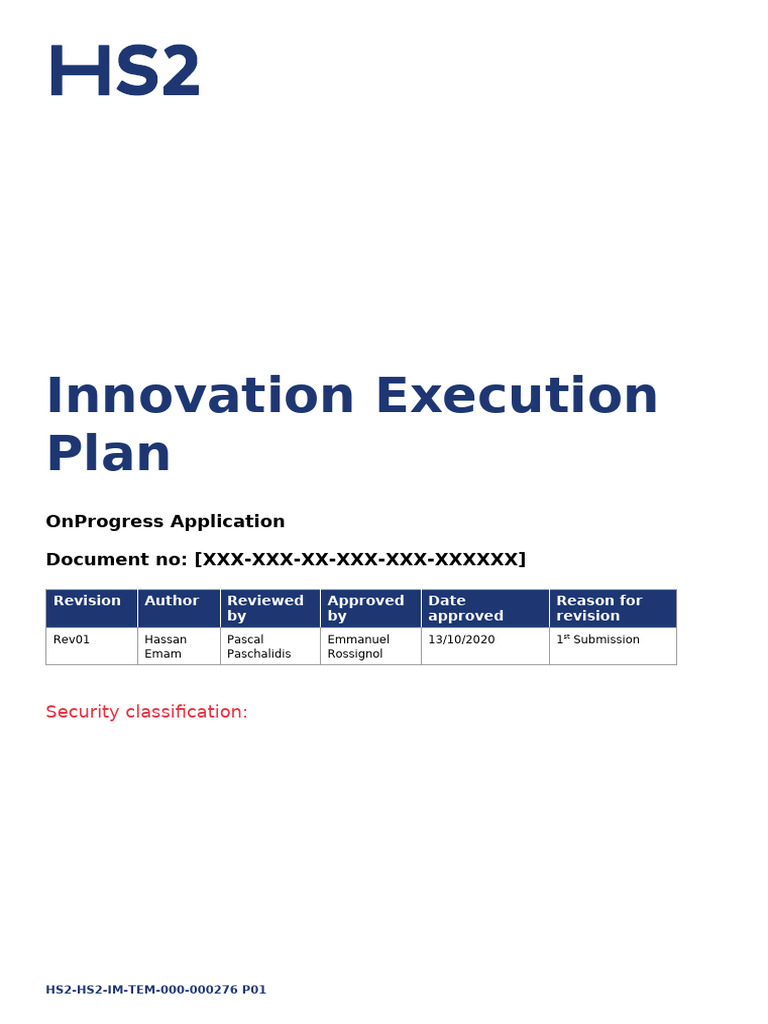 OnProgress Innovation Execution Plan (IEP) | PDF | Building Information ...