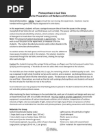 Floating Leaf Disk Photosynthesis Lab | PDF | Bicarbonate | Leaf