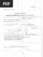Bi 811 (Medical Report Form) | PDF