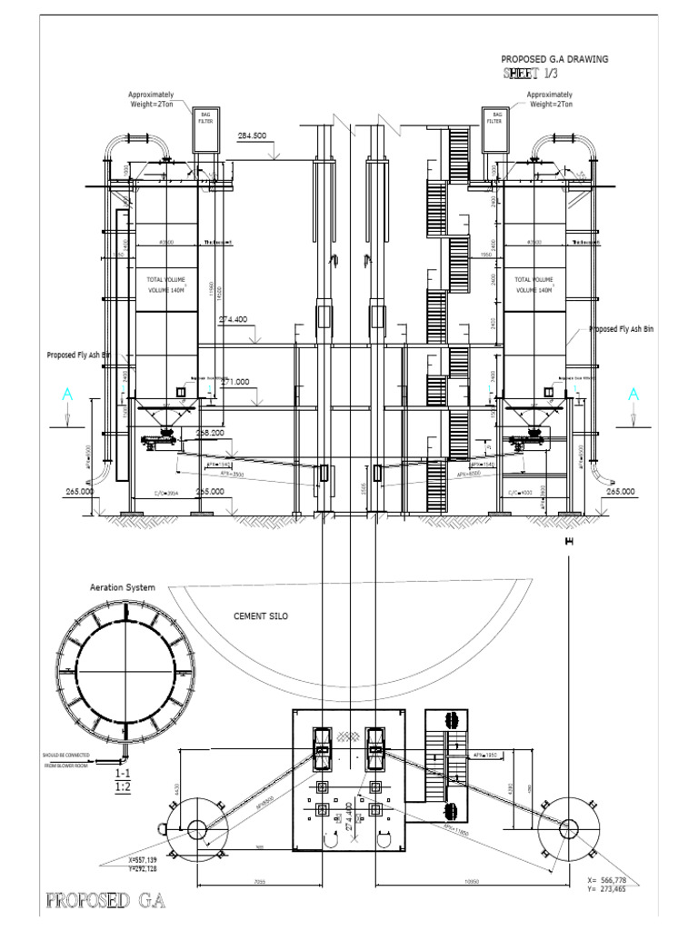 MLCF-LINE - III-531-532-11 Rev-01 Febrication Detrail of Fly Ash Bin ...