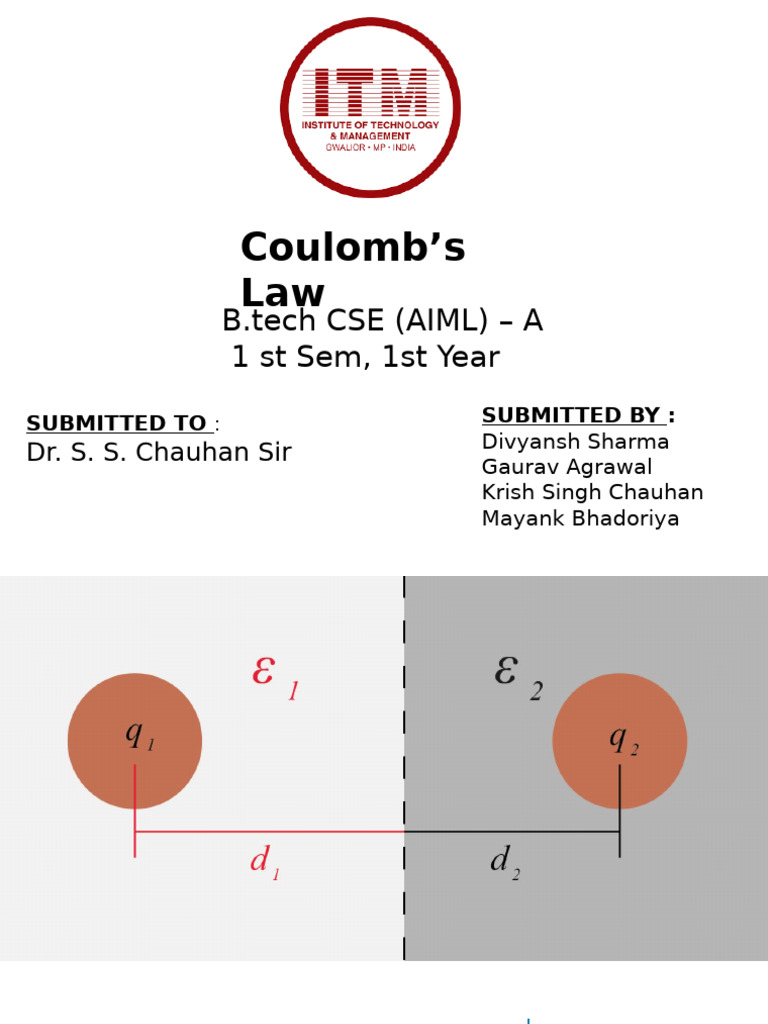 Improved Coulombs Law Presentation | PDF