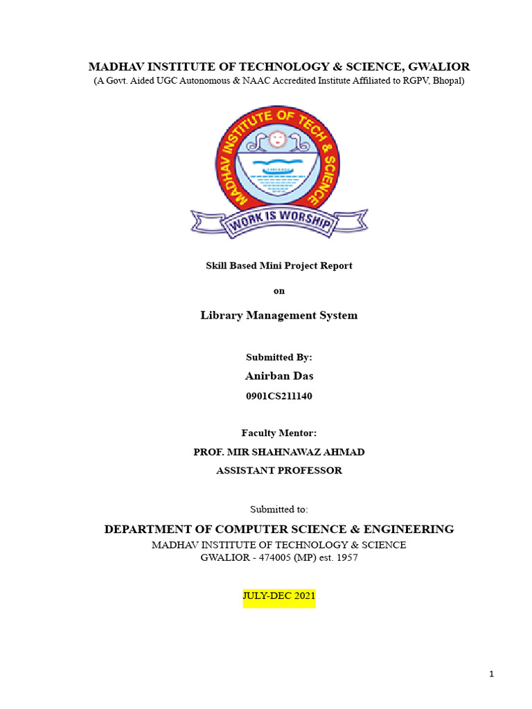SBMP ICP FINAL AD | PDF | Library (Computing) | Variable (Computer Science)