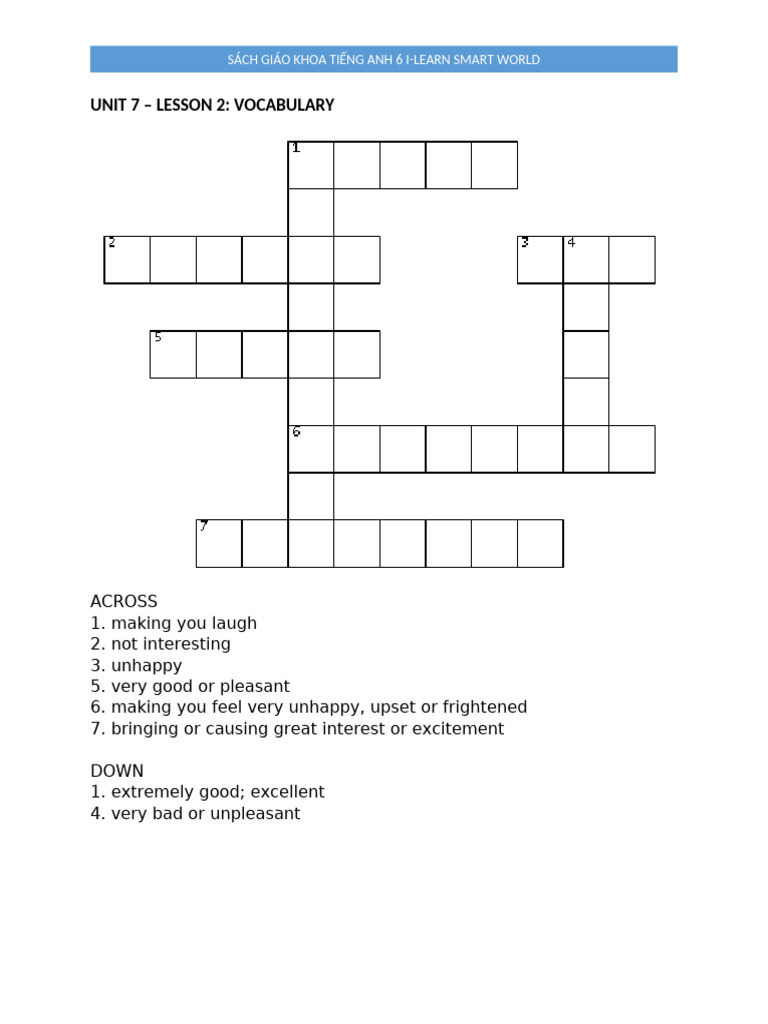 UNIT 7 - LESSON 2 (With Key) | PDF