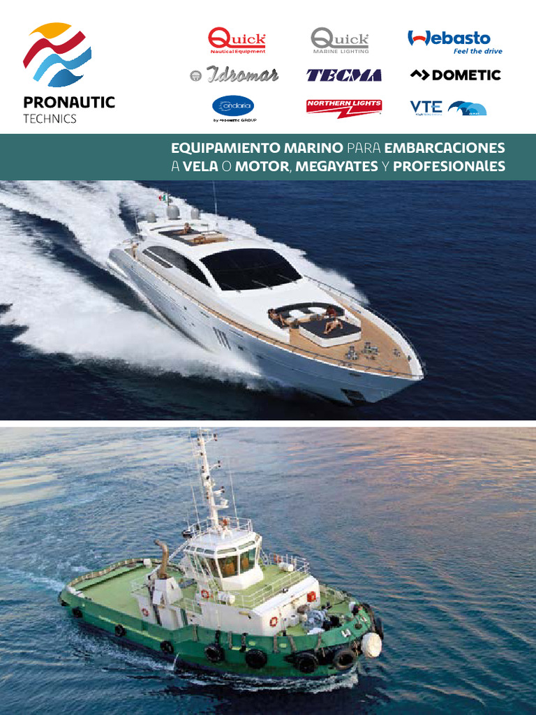 Pronautic - Catalogo Technics_es (1) | PDF | Giroscopio | Ingeniería ...