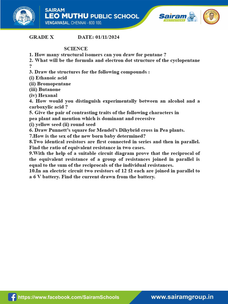 science worksheet | PDF