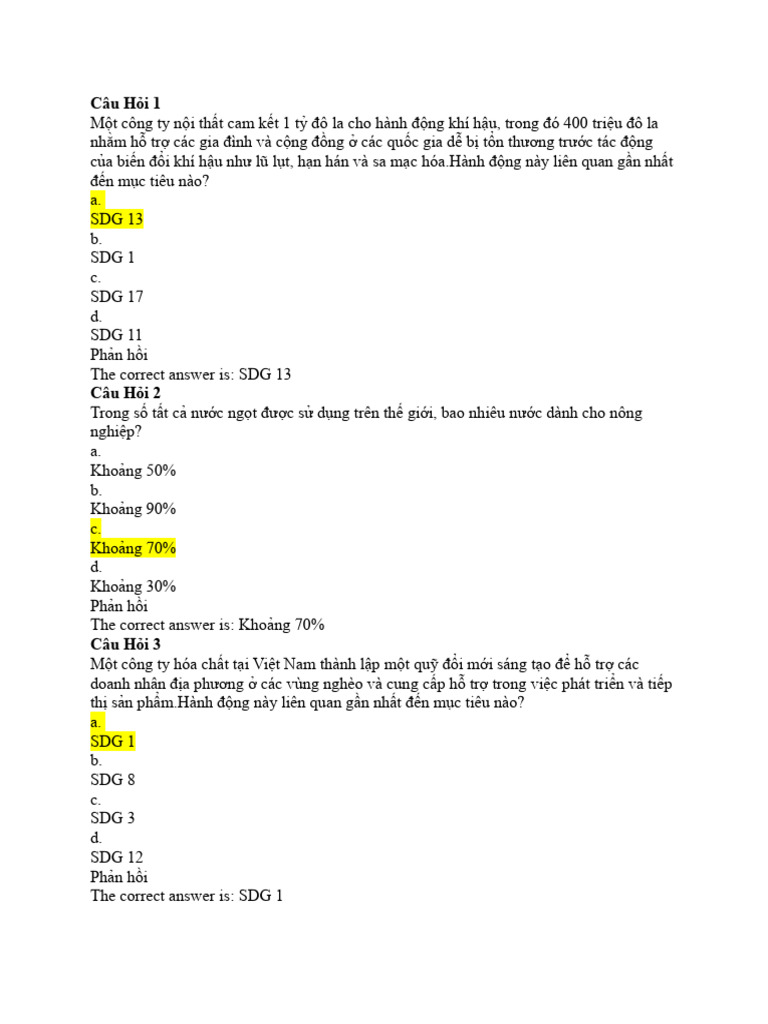 Câu Hỏi PTBV | PDF