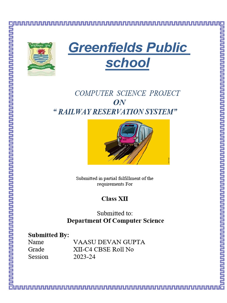 Vaasu CS project pdf | PDF | Computer Programming | Databases