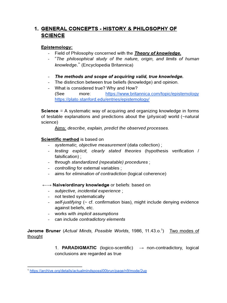 Research Method & Ethics - SUMMARY NOTES | PDF | Falsifiability ...