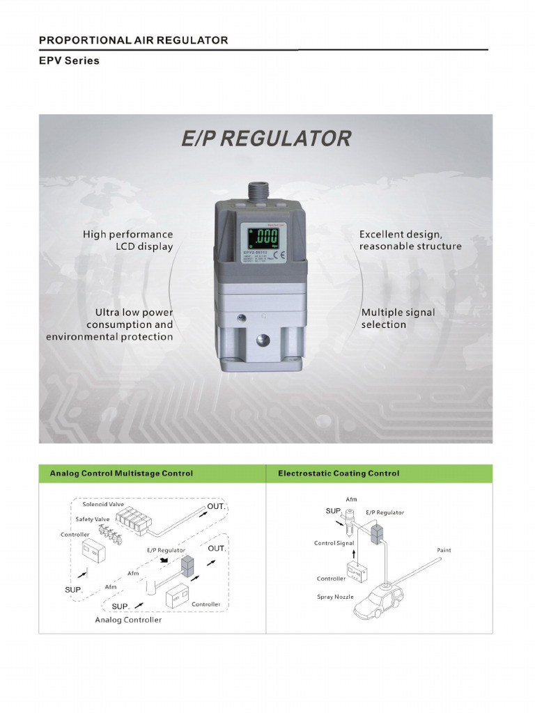 KOMPAUT Serie EPV Regolatori Proporzionali | PDF