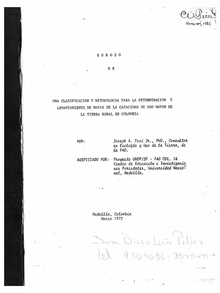 Esboso de Una Clasificacion Metodologica para La Determinacion y .... | PDF