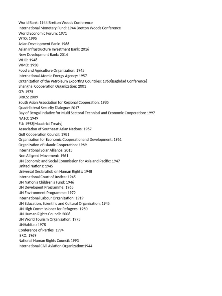 Established Dates | PDF