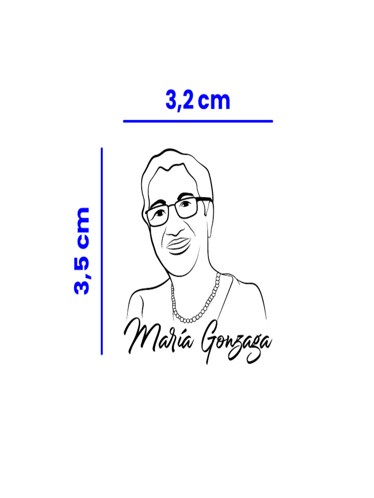 María Gonzaga Logo Medidas | PDF