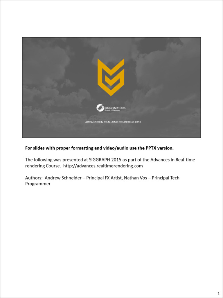 The Real-time Volumetric Cloudscapes of Horizon - Zero Dawn - ARTR ...