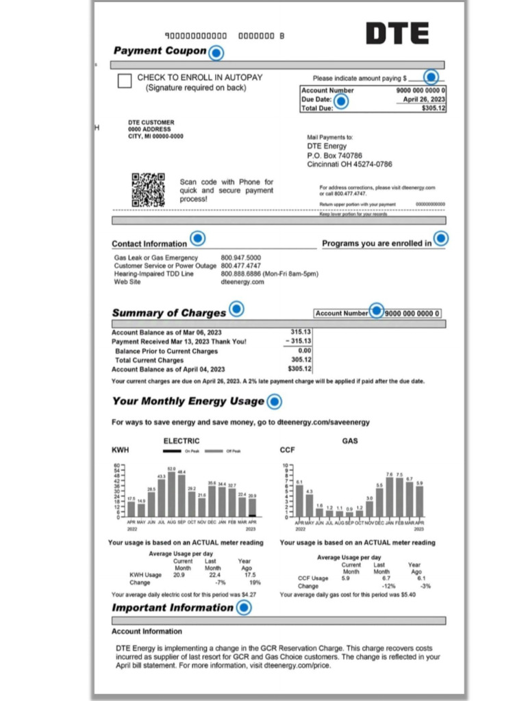 Factura Dte Gas - Elec | PDF