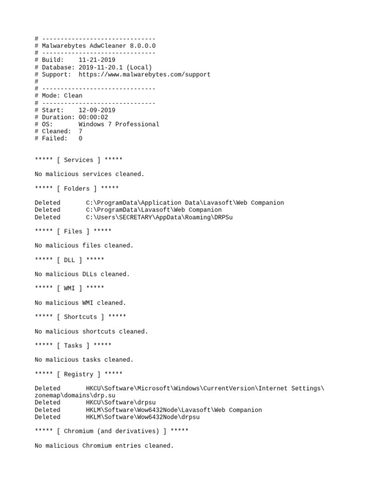 AdwCleaner[C00] | PDF