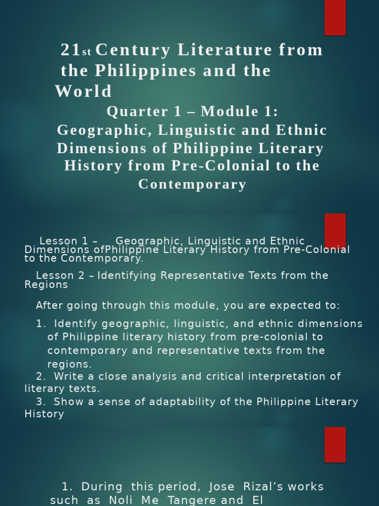 Literary-Timeline-of-Phil. | PDF | Philippines | Tagalog Language