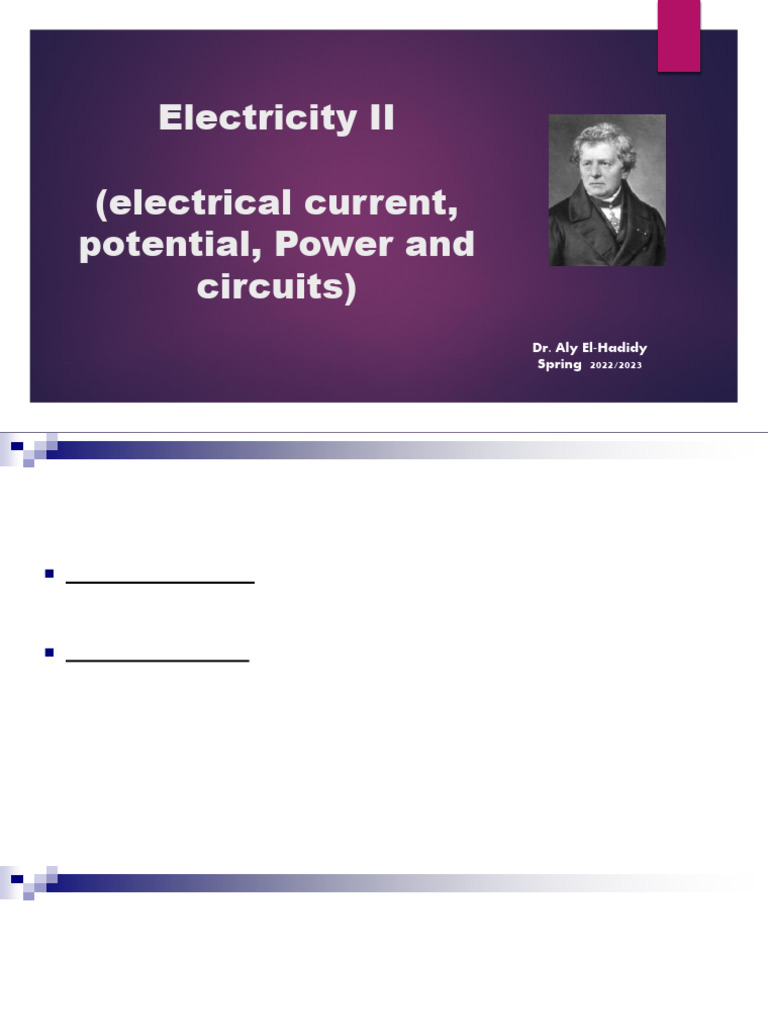 05 Electricity 2 Pdf Pdf Root Mean Square Series And Parallel