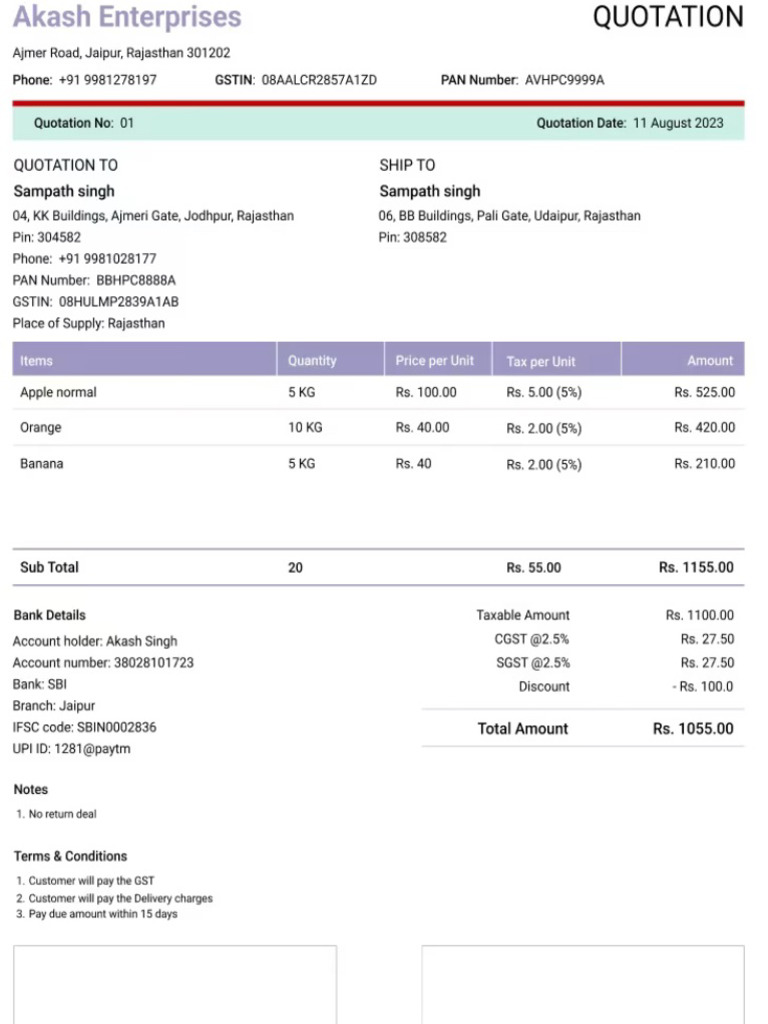 Quotation - 40 | PDF