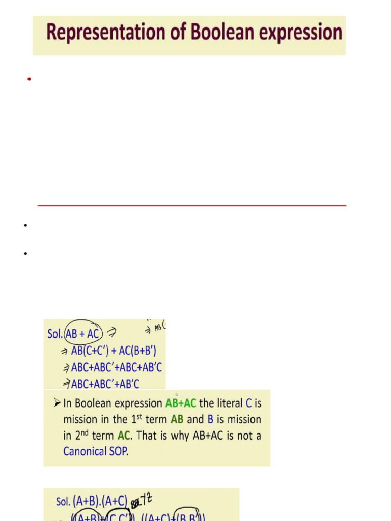 3. Boolean Expressions | PDF | Mathematical Logic | Computer Programming