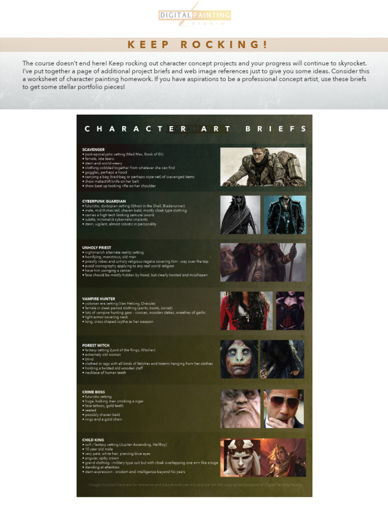 Characterstyleguide 3 | PDF