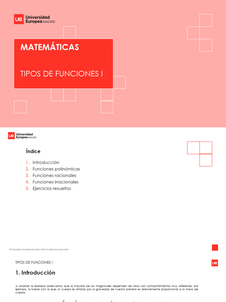 U2-2 - Tipos de Funciones I | PDF | Función (Matemáticas) | Variable ...