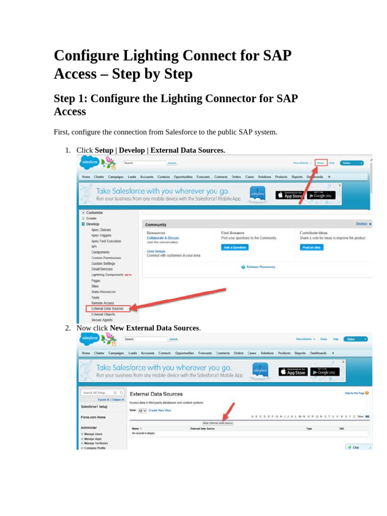 Configure Lighting Connect For SAP Access | PDF | Authentication | Computing