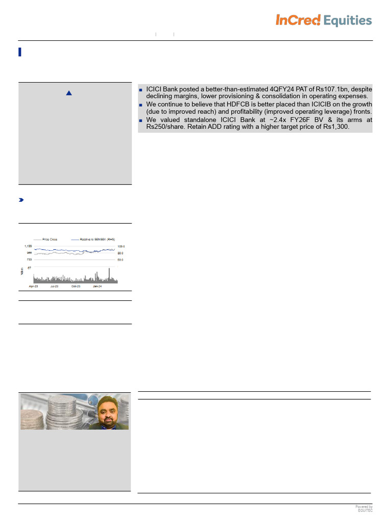 ICICI Bank-Incred | PDF | Banks | Equity (Finance)