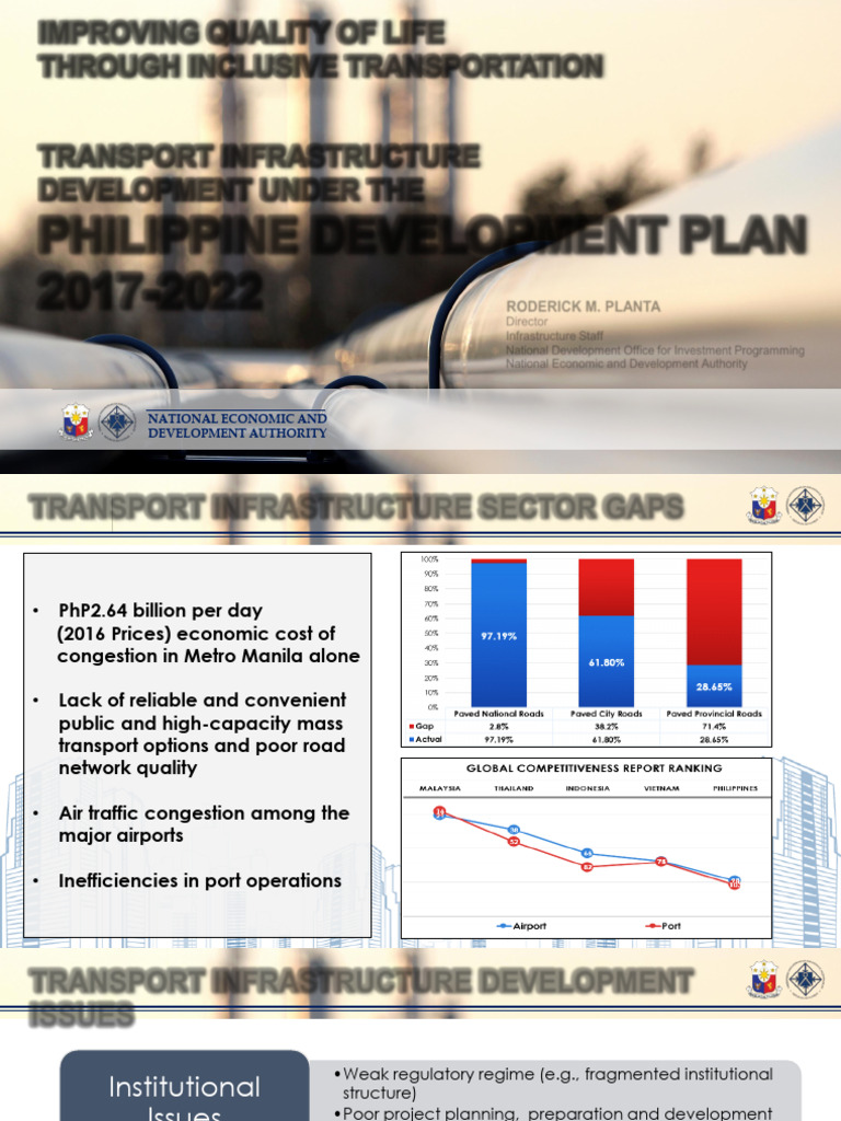 PDP-Transport_TSSP-24th-21July2017 | PDF | Infrastructure | Economies