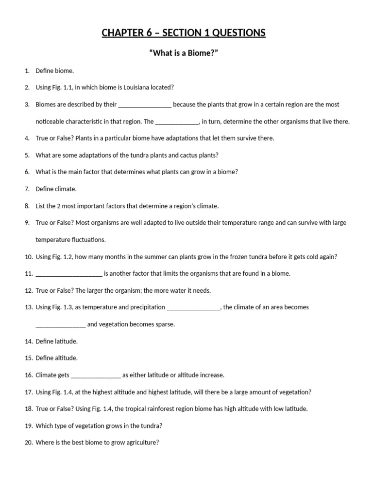 6-1 Questions (1) | PDF