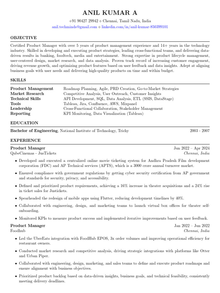 Anil_Kumar | PDF | Databases | Information Technology