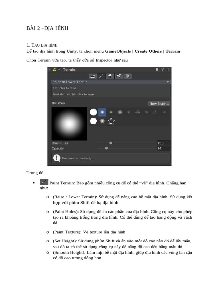 Thực hành Lập trình Unity - B2 | PDF