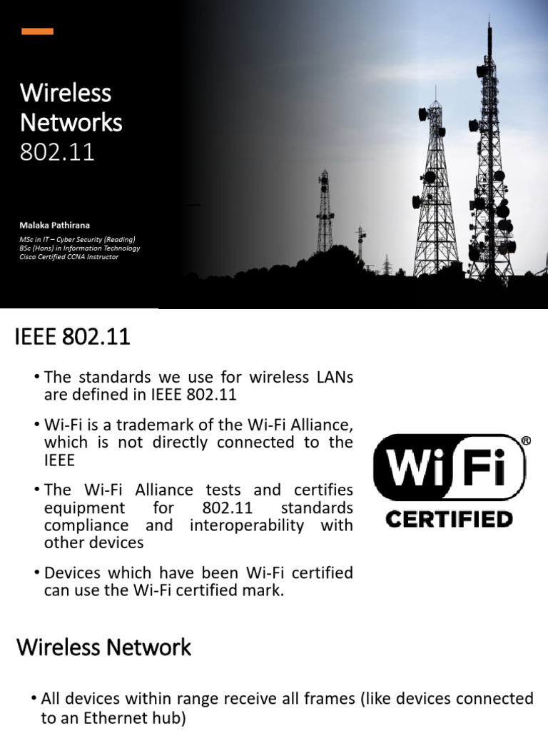 Wireless Networks | PDF | Hertz | Wireless Lan