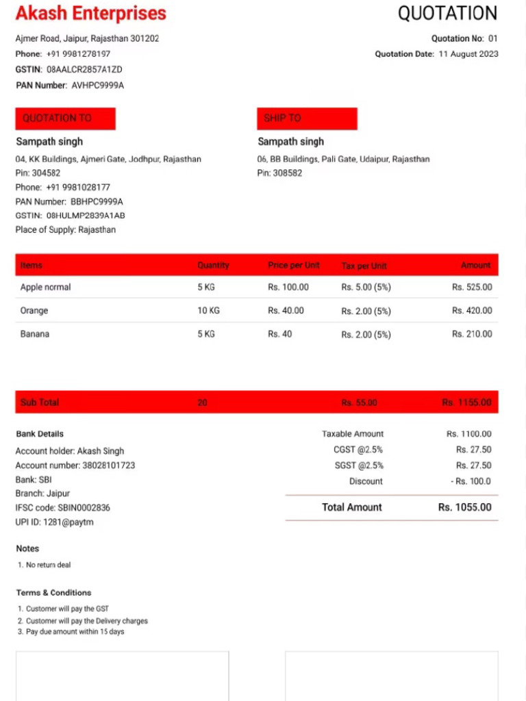 Quotation - 50 | PDF