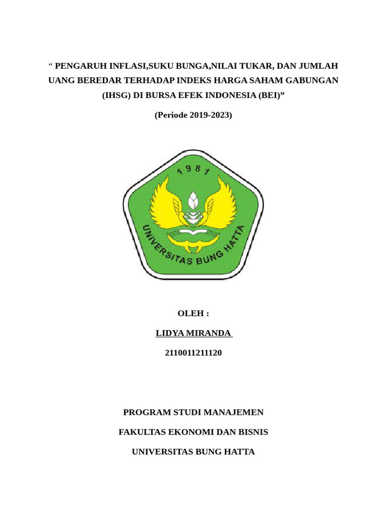 Proposal Lidya Miranda 1 | PDF