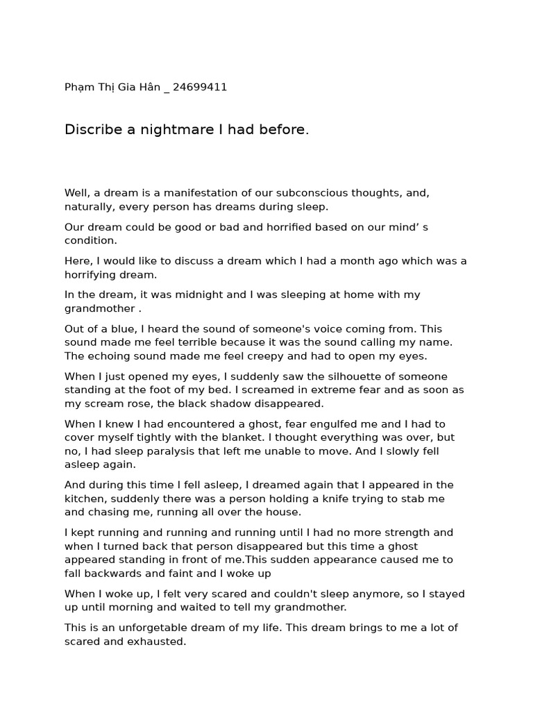 Nightmare | PDF