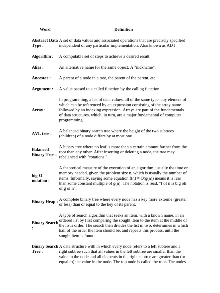 cs301 Short Notes Share by Students | PDF | Algorithms And Data ...