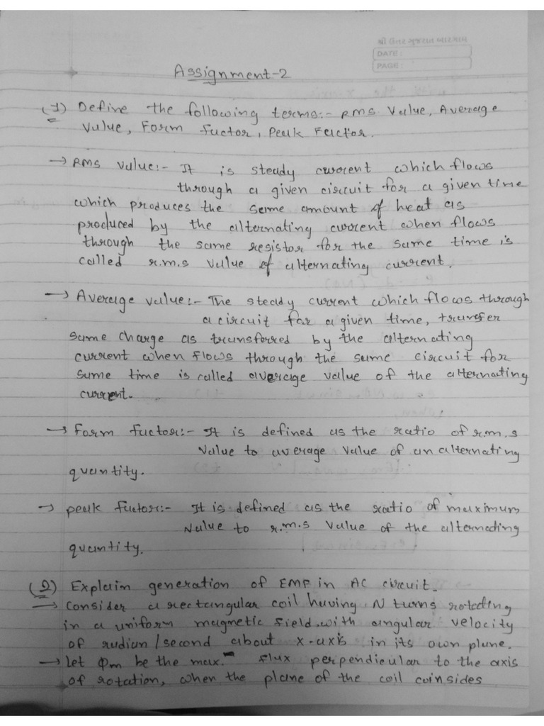 BEE Assignment 2 | PDF