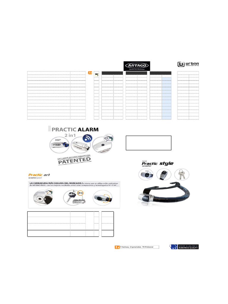 Artago Urban Practic Scooter | PDF | Motor Vehicle | Motorcycling