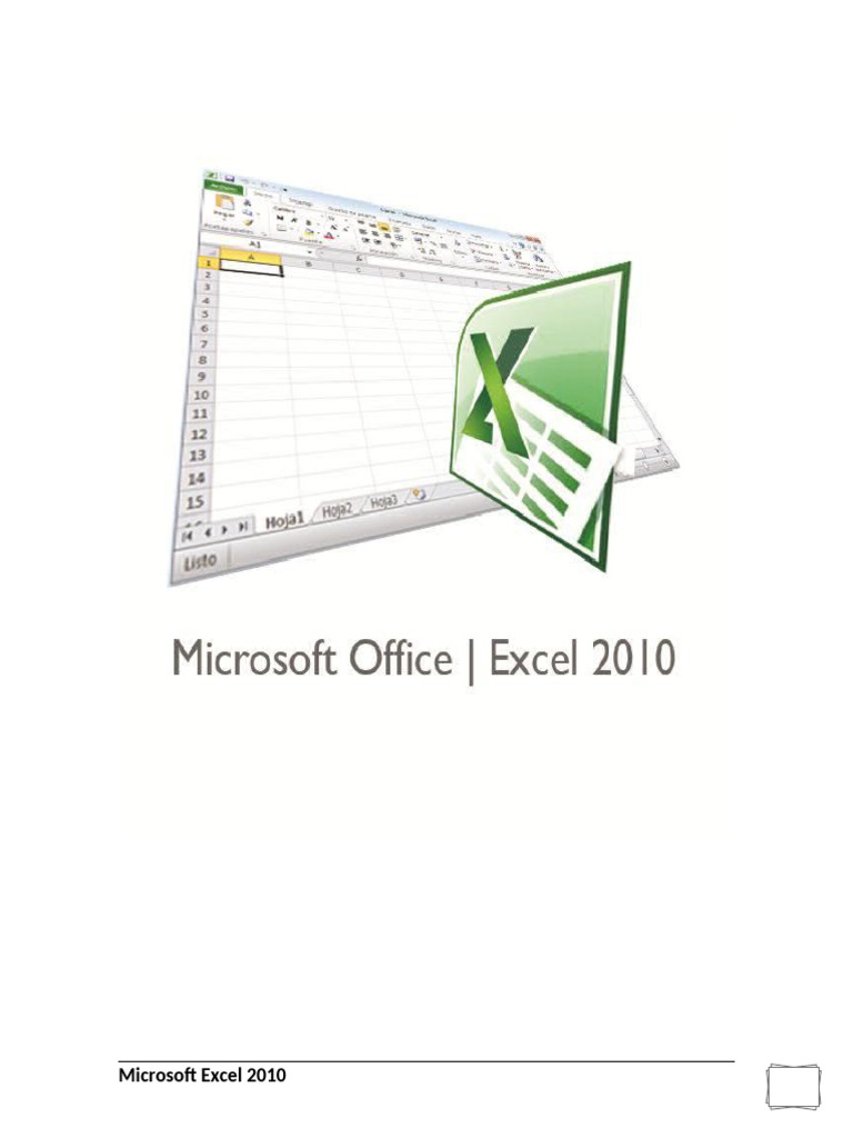 manual de excel 2010 | PDF | Microsoft Excel | Archivo de computadora