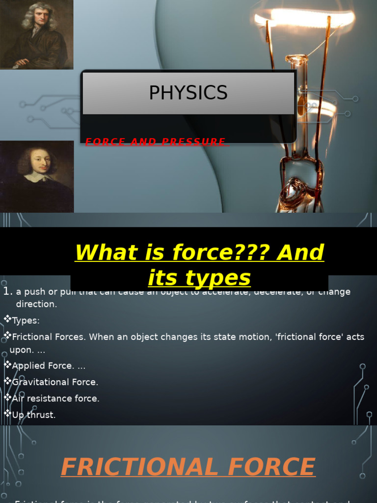 Force and Pressure | PDF