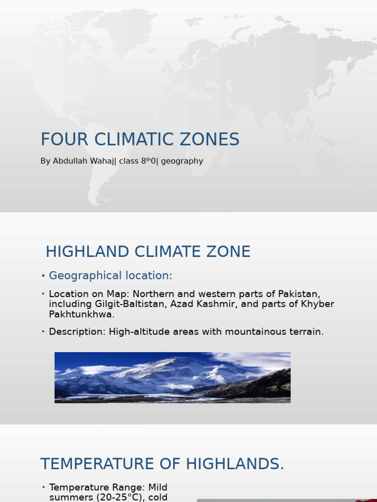 Four Climatic Zones | PDF | Desert | Wound