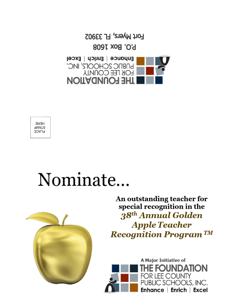 Nomination Form 2024-2025 | PDF | Teachers