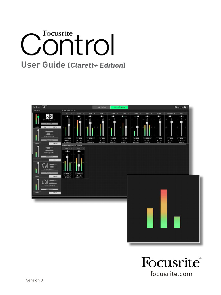 Focusrite Control Clarett+ V3 - EN | PDF | Computer Engineering ...