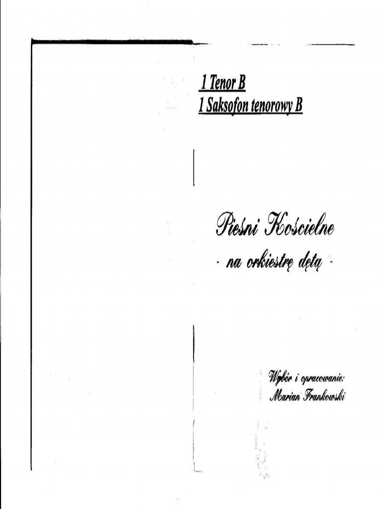 Tenor 1b, Sax Tenor 1 | PDF