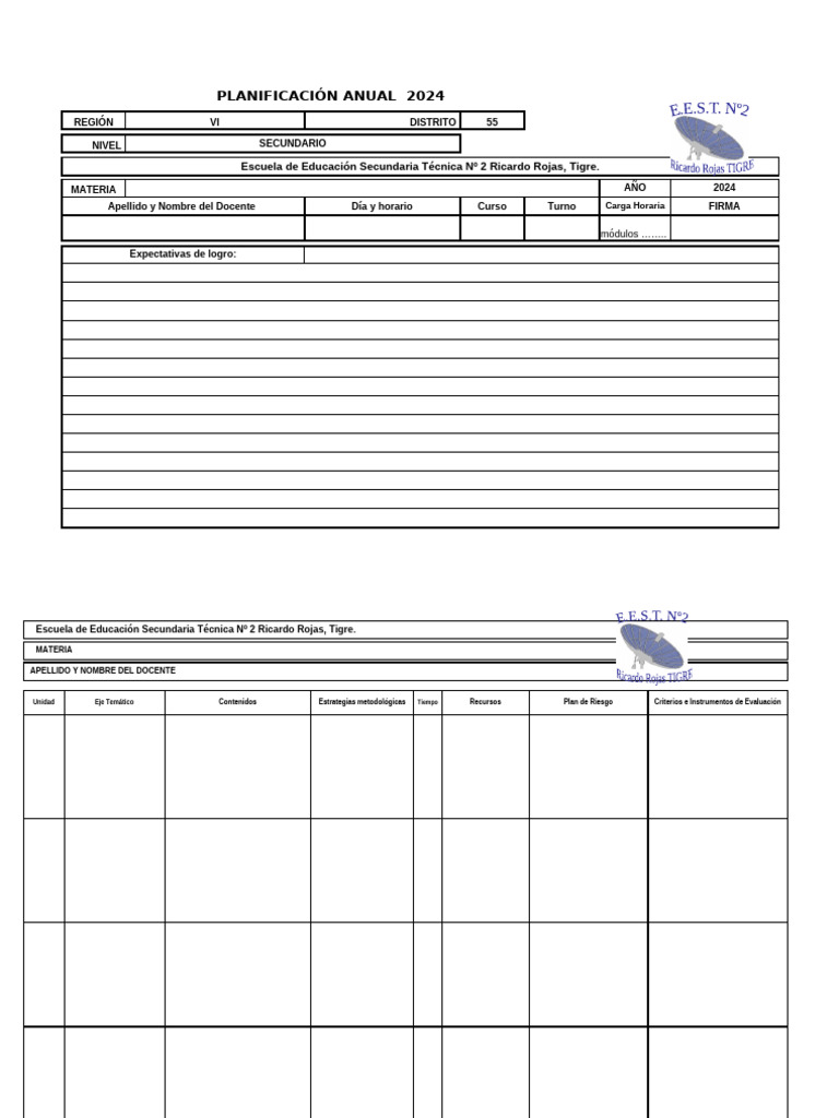 Pci-Planif Anual 2024 | PDF