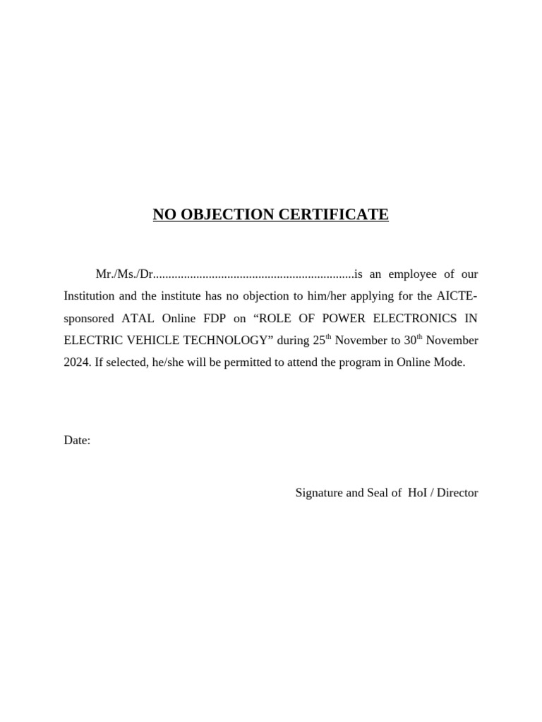 Noc - For Atal FDP | PDF